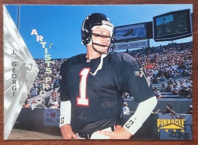 Jeff George 1996 Pinnacle Artist's Proof #73 Jeff George Atlanta ...