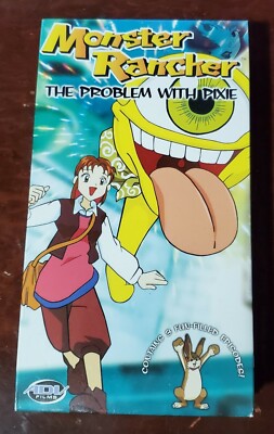 New Sealed Monster Rancher Vol. 4 - The Problem With Pixie (VHS, 2000 ...