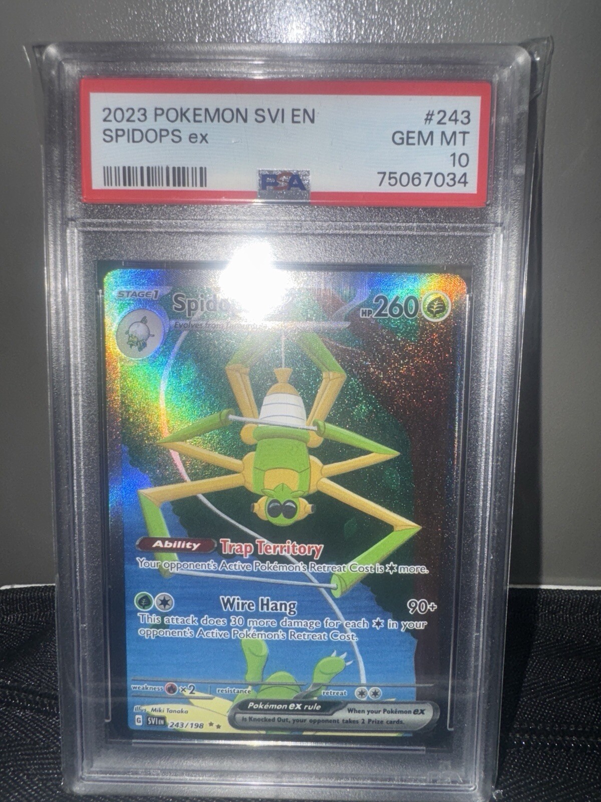 Spidops ex 2023 Scarlet & Violet #243/198 Special Illustration Rare ...