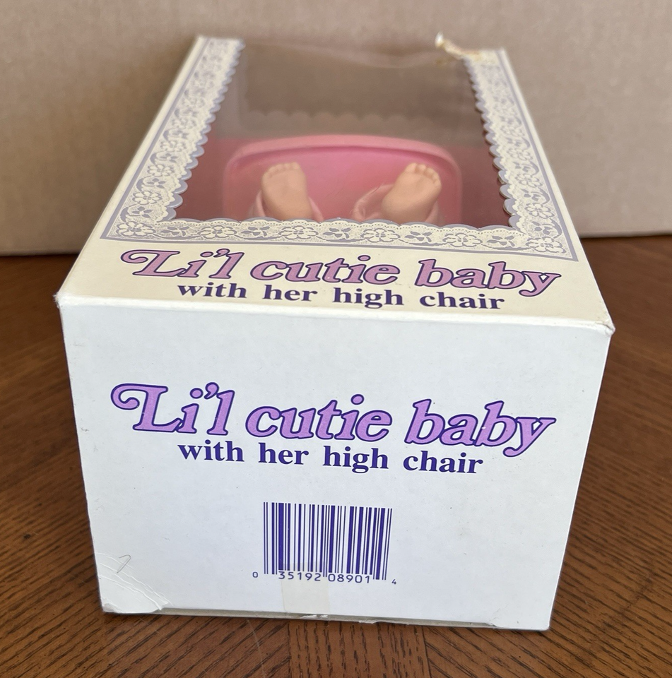 Vintage Baby Lil Cutie 1988 Spectra With High Chair In Box 6" | eBay