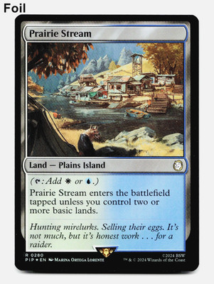 Prairie Stream (FOIL) - [Universes Beyond: Fallout] MTG ⚪💧 | eBay