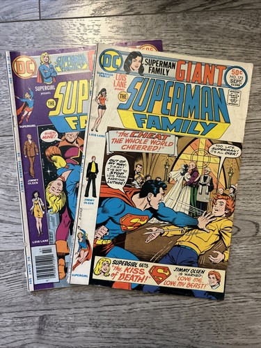 VINTAGE LOT of 2 THE SUPERMAN FAMILY #172 #177 Comic Books 1975-1976 | eBay