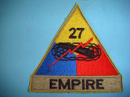 PATCH US 27th ARMORED DIVISION " EMPIRE " | eBay