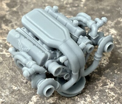 Resin “Turbo Trans Am” Big Block Engine for scale model cars, 1/24 1/25 ...