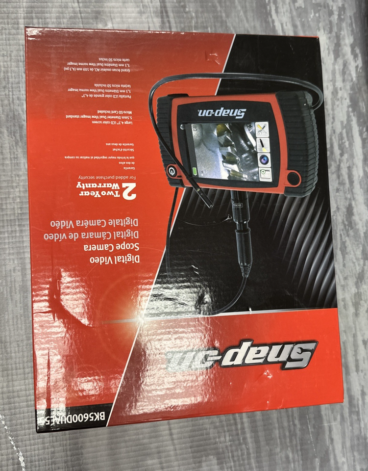 Snap-on BK5600DUAL55 Digital Borescope (Video Scope) | eBay