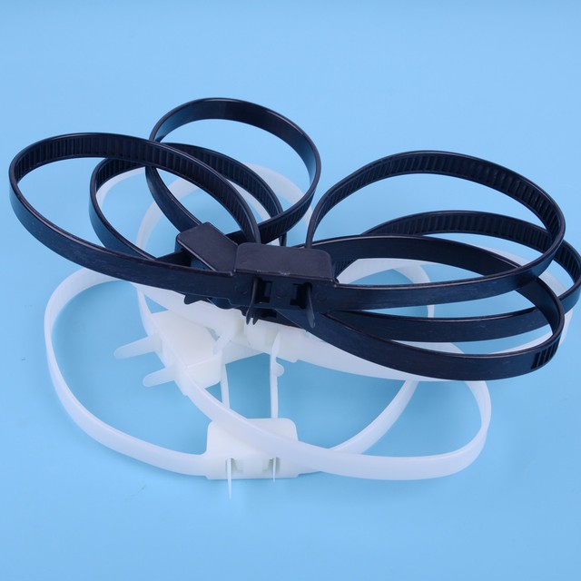 10x Restraint Zip Tie Disposable Plastic Double Cuff Restraint Survival ...