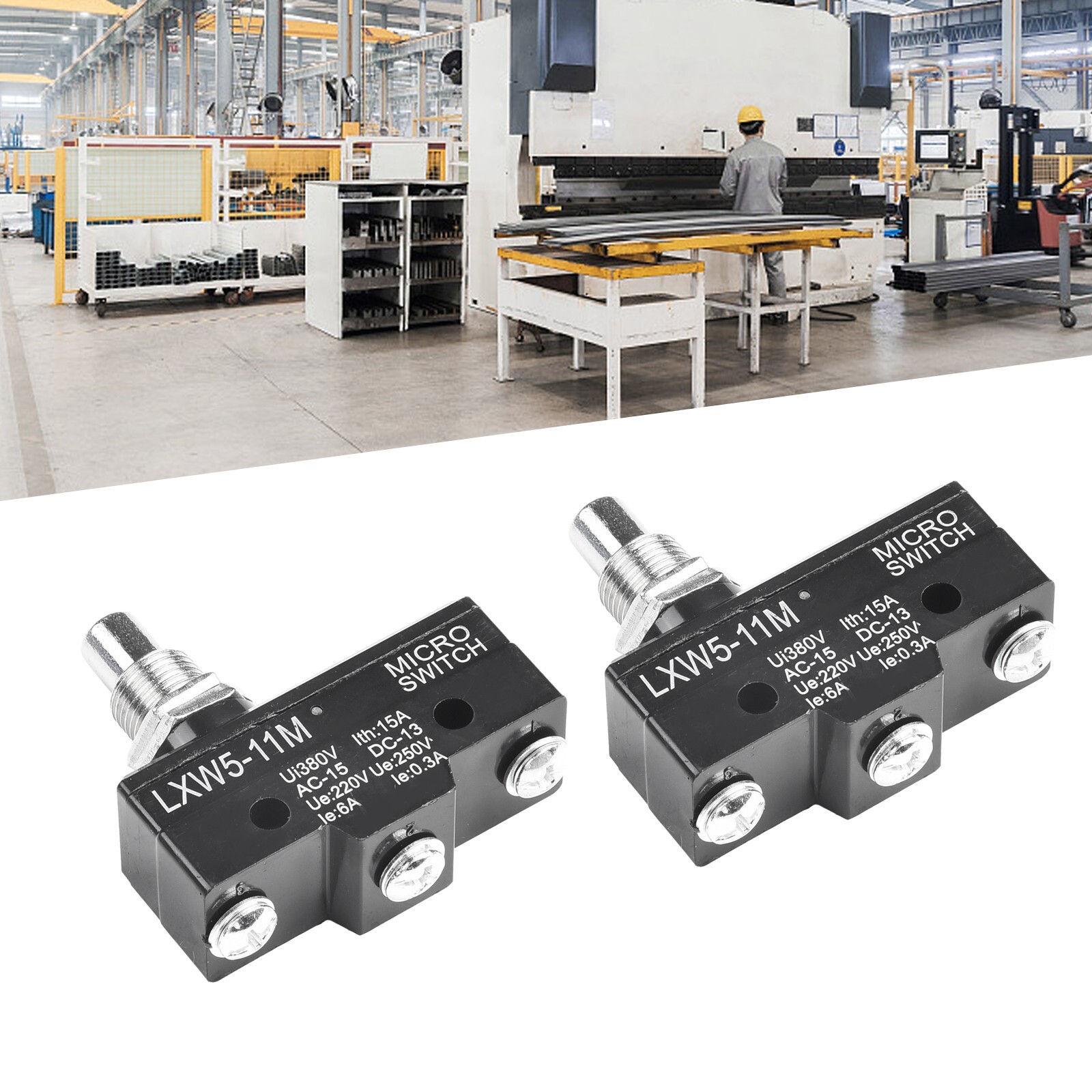 LXW511M Push Plunger Limit for Industrial Travel Limits Monitoring | eBay