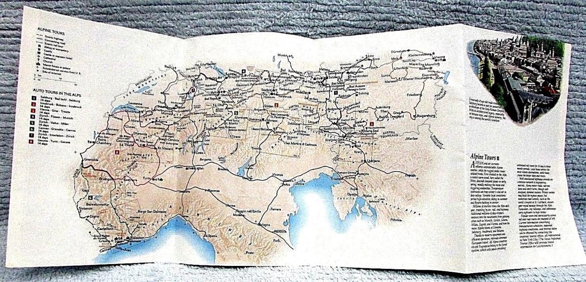 Alpine Mountains Map