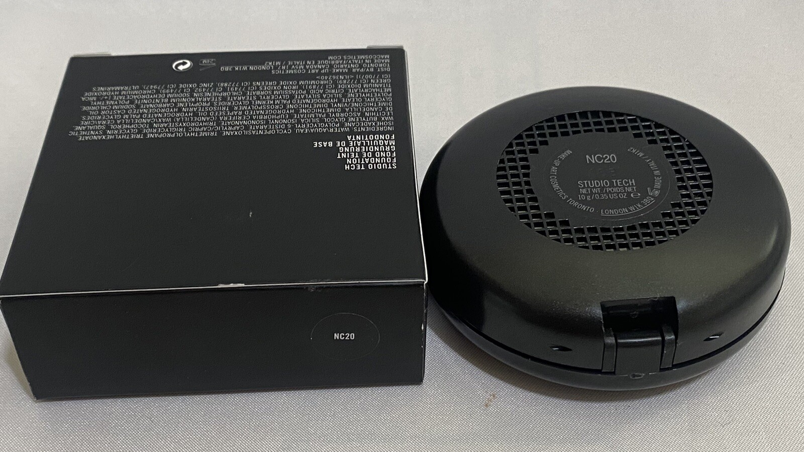 MAC Studio Tech Foundation Shade NC20 Full Size 0.35oz / 10g Sealed ...