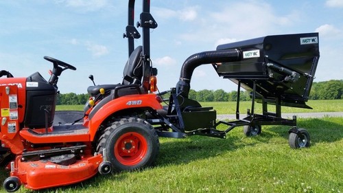 Hasty Vac 3 Point PTO Lawn Vacuum Leaf Bagger Tow Behind Trailer Steel ...