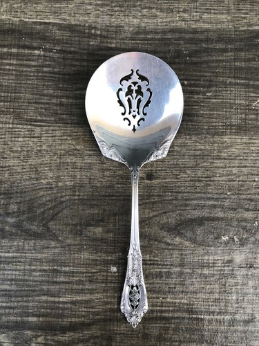Wallace Rose Point Sterling Silver Partial Pierced Tomato Server | eBay