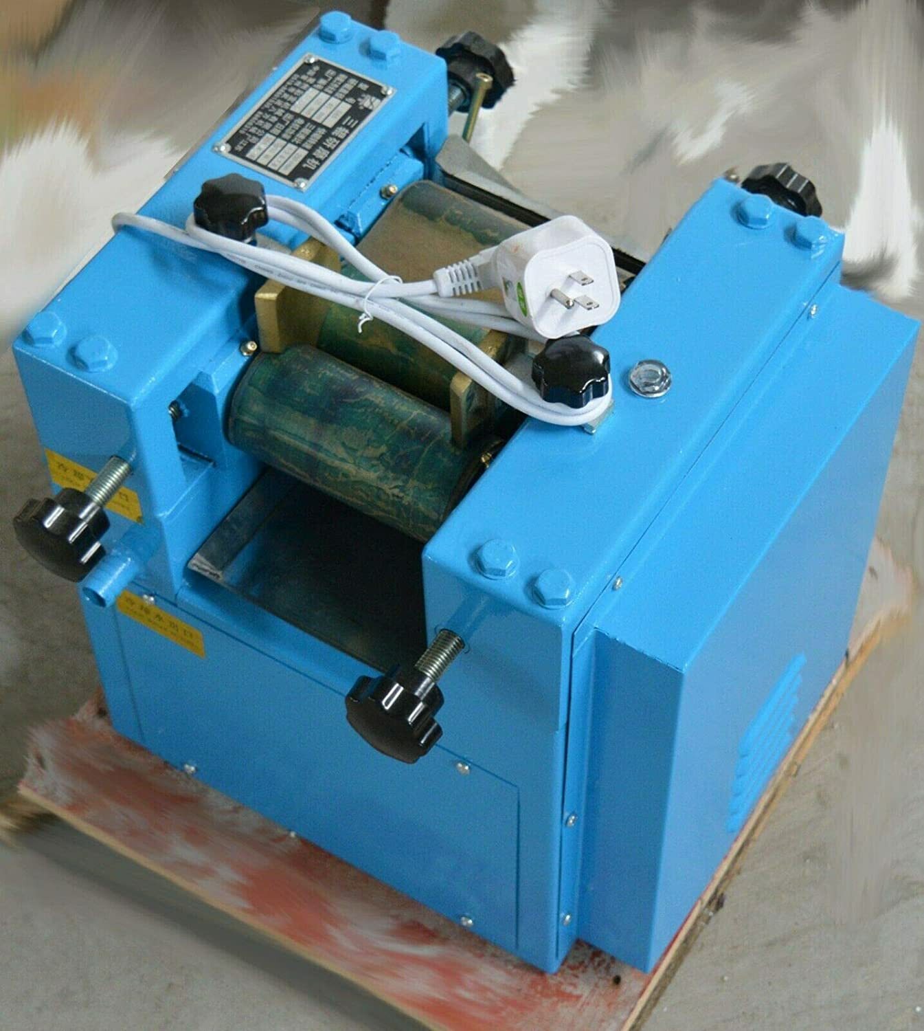 110V Lab Three Roll Grinder 750W Grinding Mill Machine Crushing Ink ...