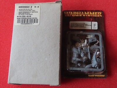 Games Workshop Warhammer Lizardmen Saurus Hero on Cold One Metal BNIB ...