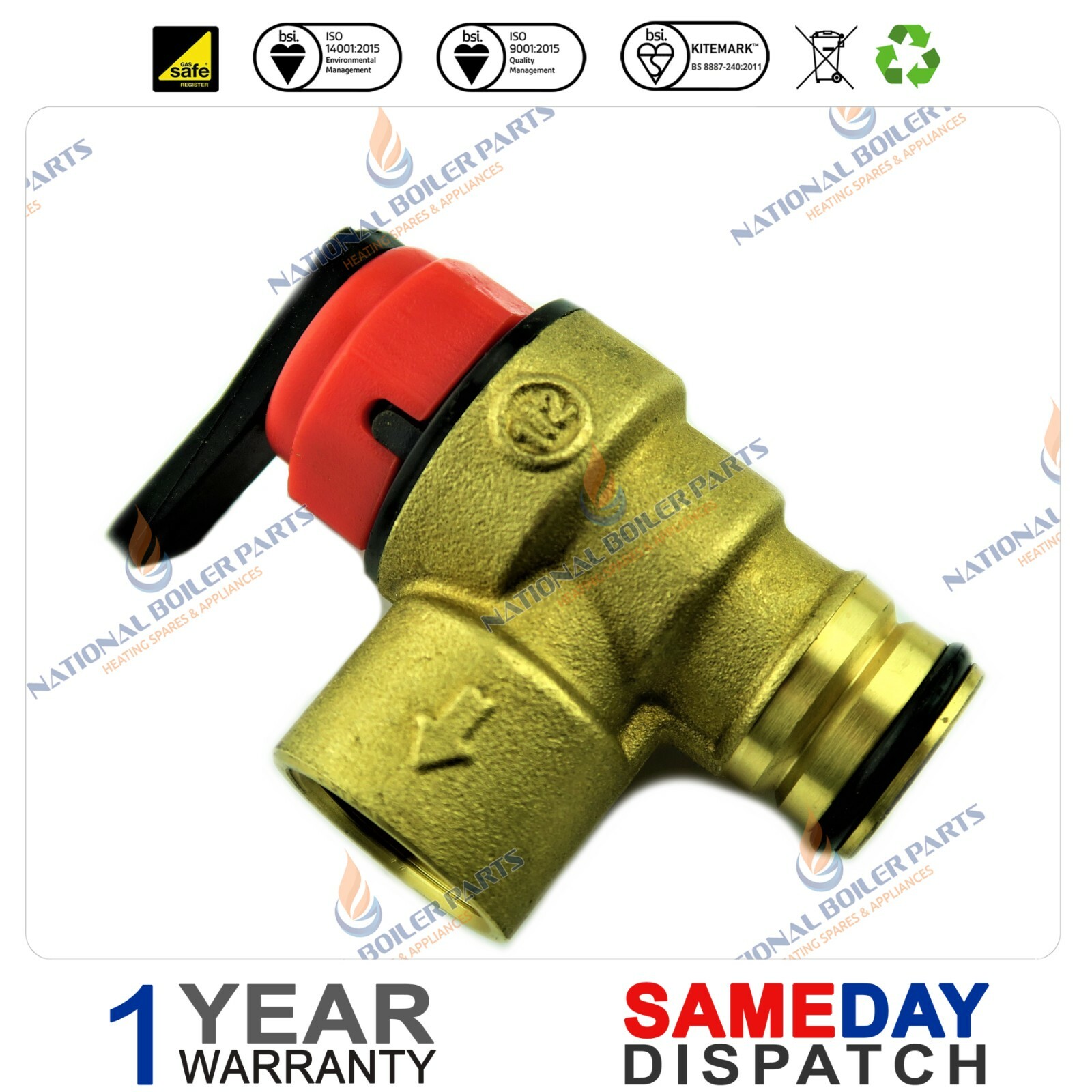 VOKERA LINEA 24 28 & LINEA PLUS BOILER PRESSURE RELIEF VALVE PRV 1806 ...