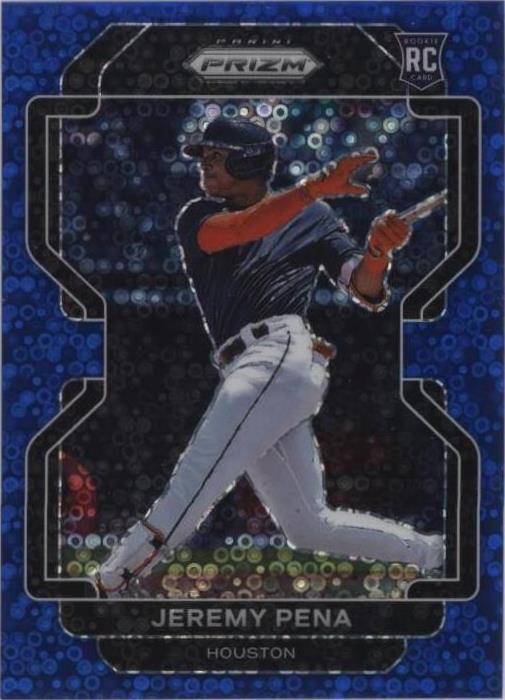 2022 Panini Prizm - Jeremy Pena #17 Blue Donut Circle Prizm /199 (RC ...