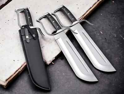 Pair Of Wing Chun Butterfly Swords Set | Hung Gar Folded Damascus Steel ...