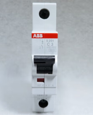 ABB Miniature Circuit Breaker S201-C3 1P 3A | eBay