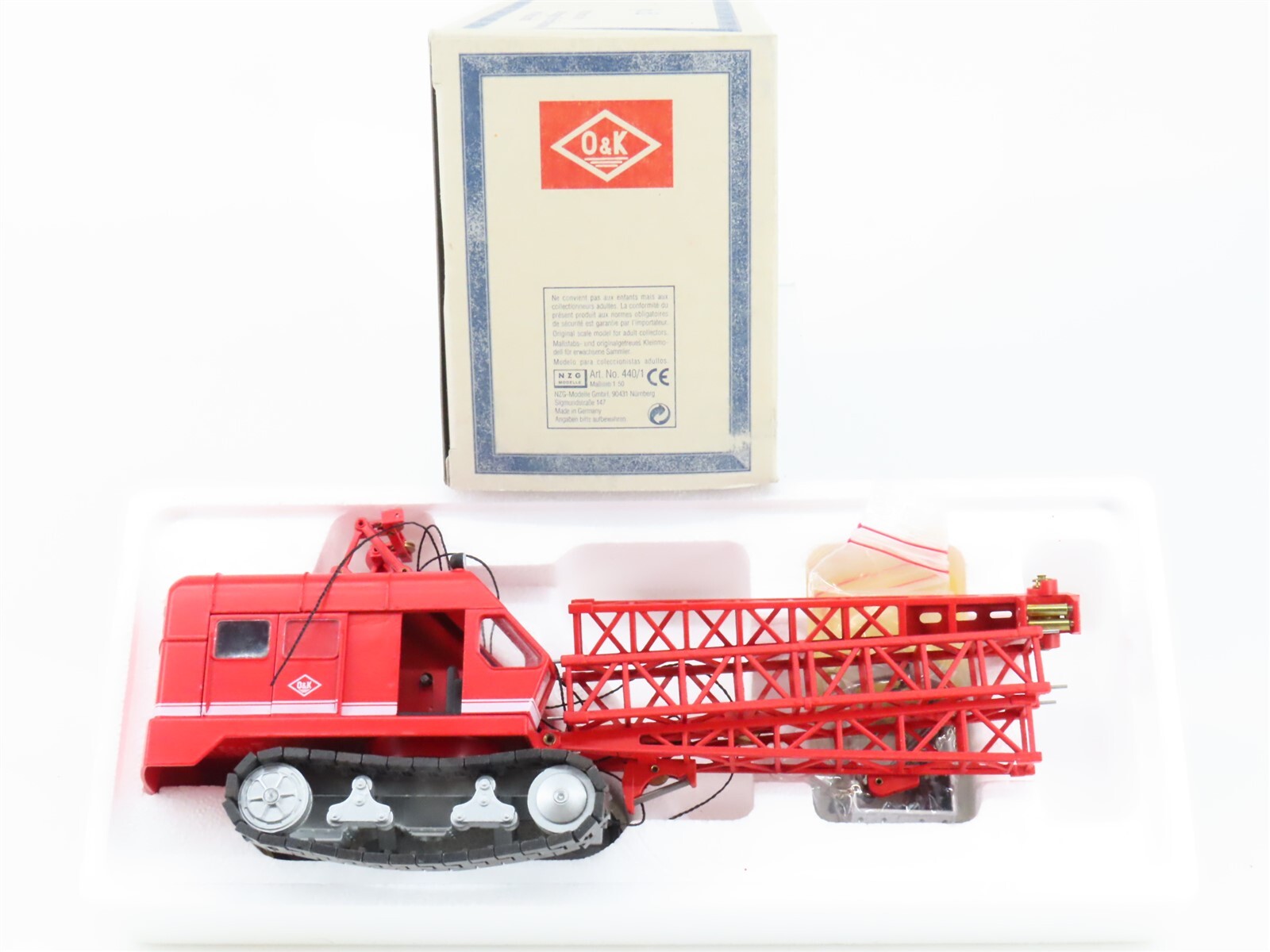 1:50 Scale Die-Cast NZG 440/1 O&K Typ L 651 Dragline Crawler Crane | eBay