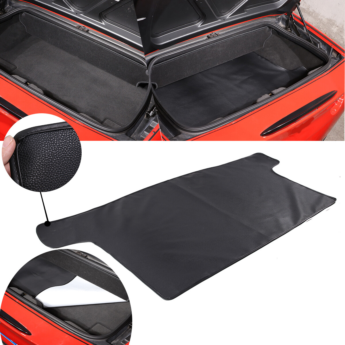 Rear Trunk Cargo Floor Tray Liner Mat Pad Cargo Trunk Mat For Corvette ...