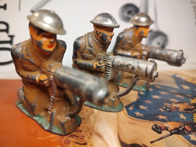 Barclay Machine Gunners Toy Soldiers | eBay
