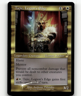 FOIL - MTG Tajic, Legion's Edge (Retro Frame) 385 - Ravnica Remastered ...