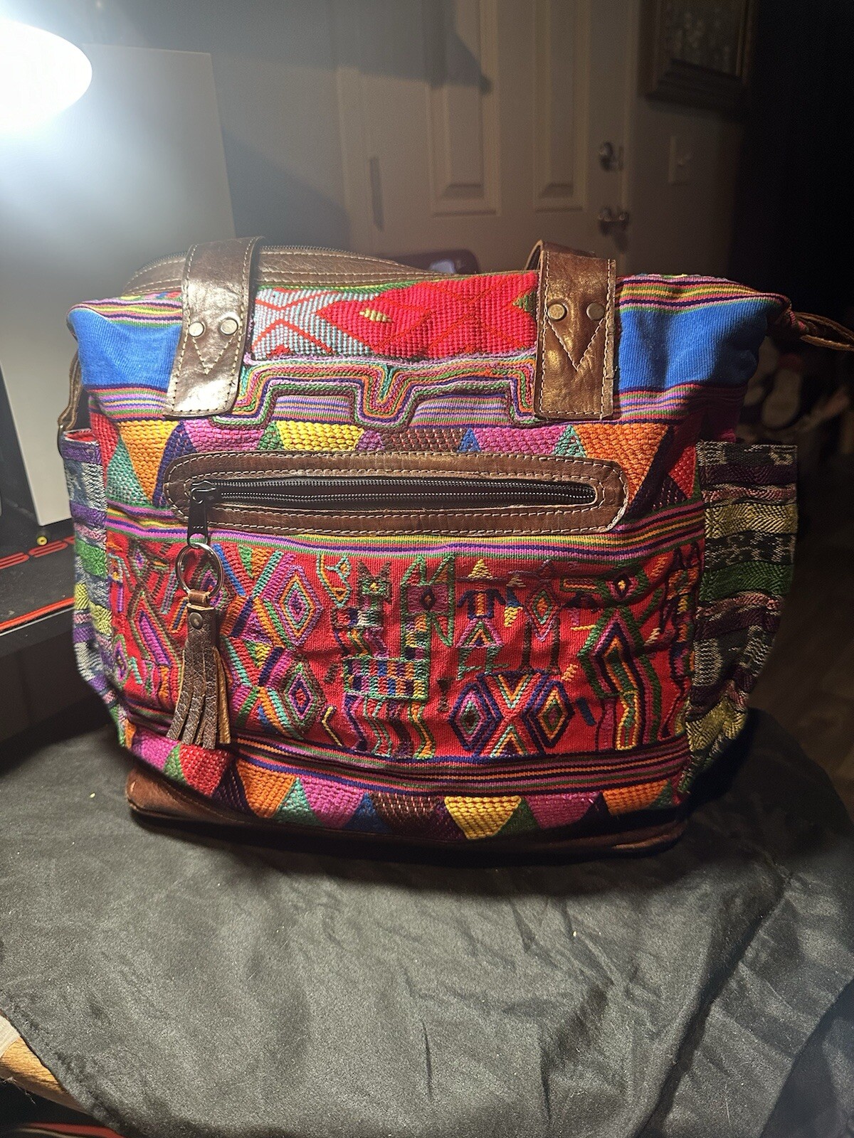 NENA & CO. Convertible Artisan Aztec Weave OG Full Size Shoulder Bag | eBay