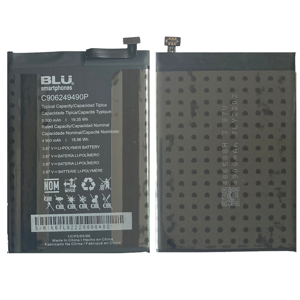 BLU G91 Max G0690WW Original OEM BLU Battery C906249490P 5000mAh for ...