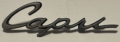 VINTAGE MERCURY CAPRI METAL EMBLEM SCRIPT OEM FOMOCO, 5.25” | eBay
