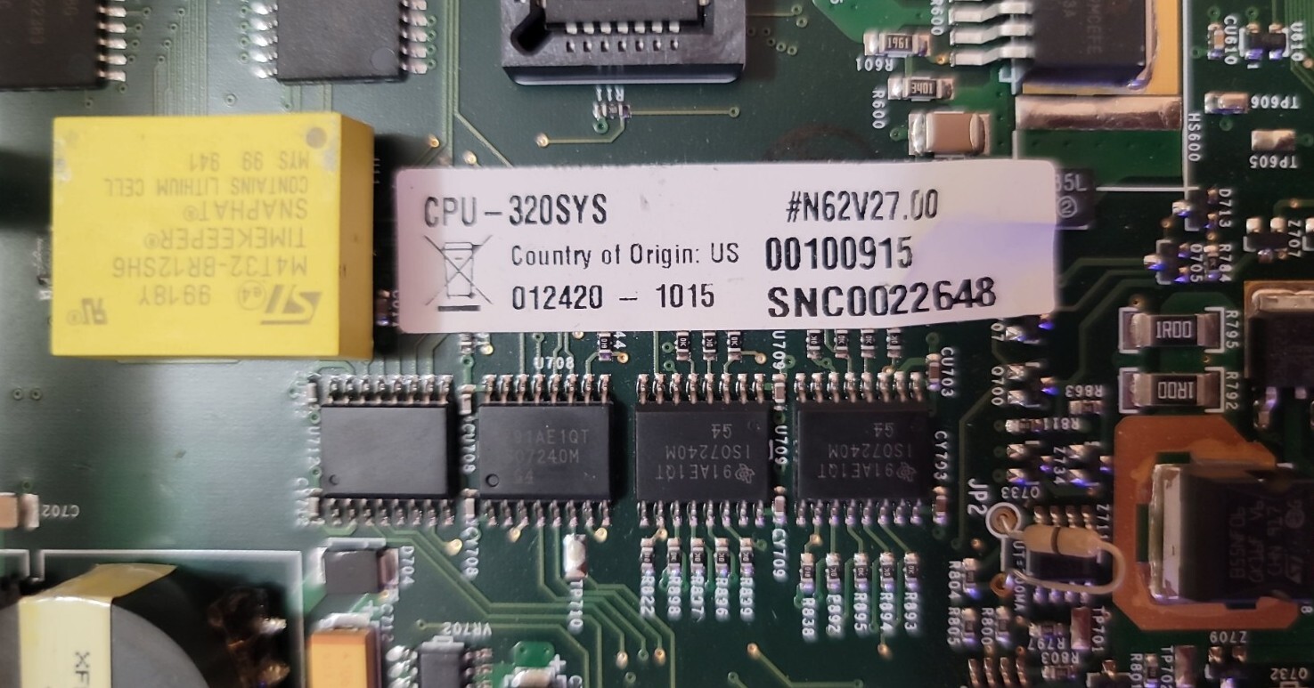 Fire Alarm Signal Control Panel Notifier CPU-320SYS Power Supply | eBay