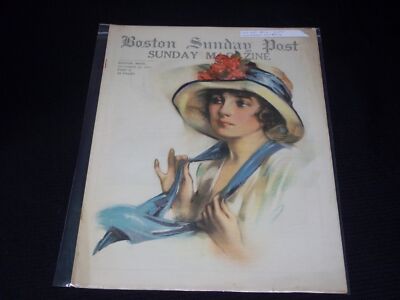 1913 OCTOBER 12 BOSTON SUNDAY POST MAGAZINE - PHYSCOLOGY OF BASEBALL ...