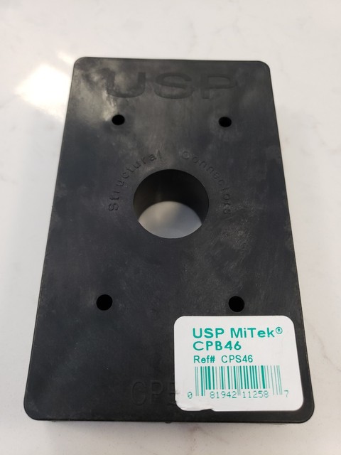 (4) Mitek USP CPB44 4x4 Post Base Composite Cps4 Structural Connector ...