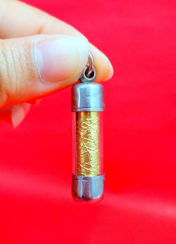 Yant Koh Petch Takrut Takrud Buddha Amulet Thai Phra Pendant Powerful ...