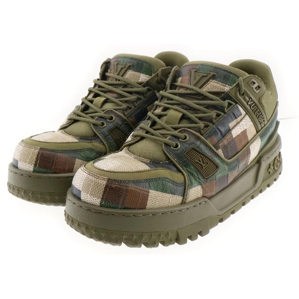 LOUIS VUITTON LV Trainer Maxi High Cut Sneakers Damie… - Gem