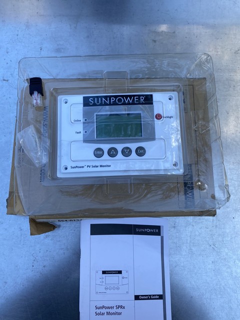 100 SunPower 864-0134 SPRx Wired PV Solar Monitor for sale online | eBay