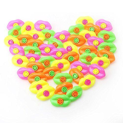 Lip Whistles Amy&Benton 48PCS Plastic Lip Whistle Toy Party Favors for ...
