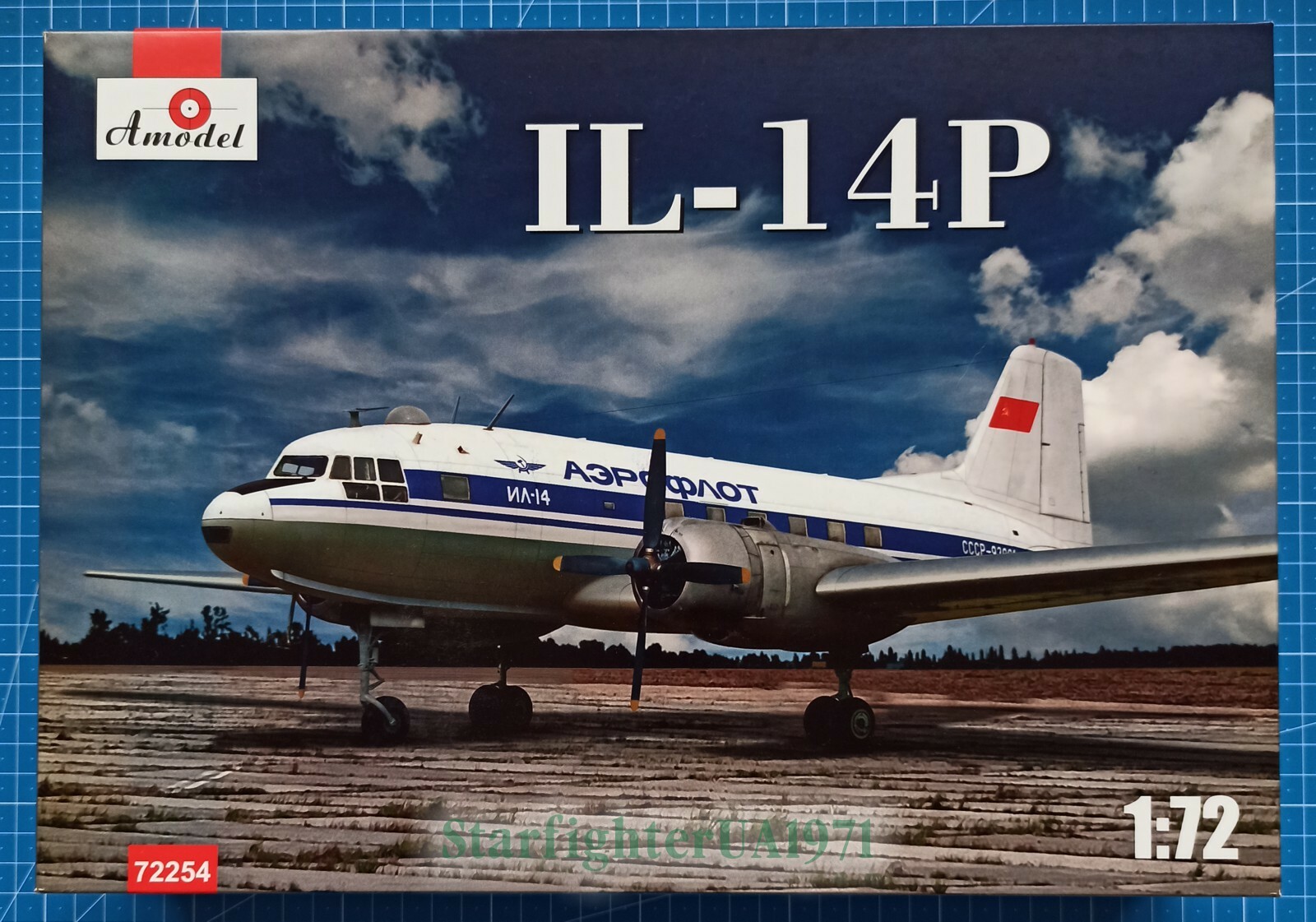 Amodel 72254 Ilyushin Il-14p Scale Plastic Model Kit 1/72 for sale ...