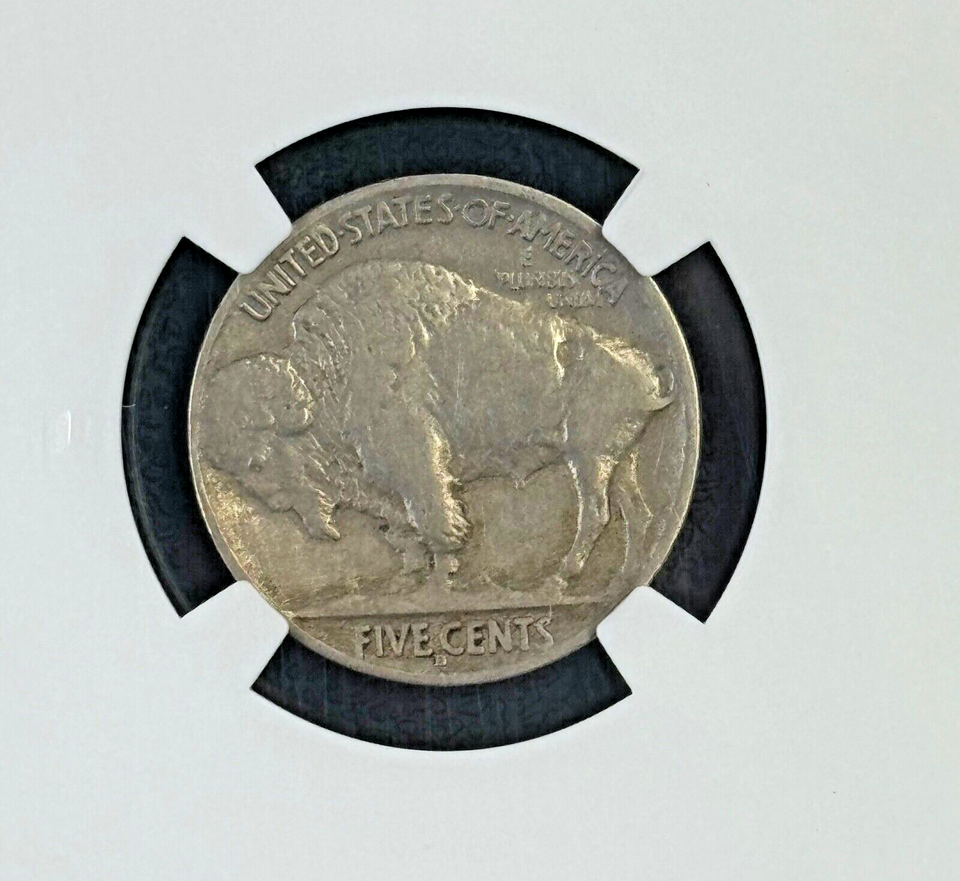 1917 D Buffalo Nickel NGC XF 40, Low Mintage, Semi-Key Date, Problem ...