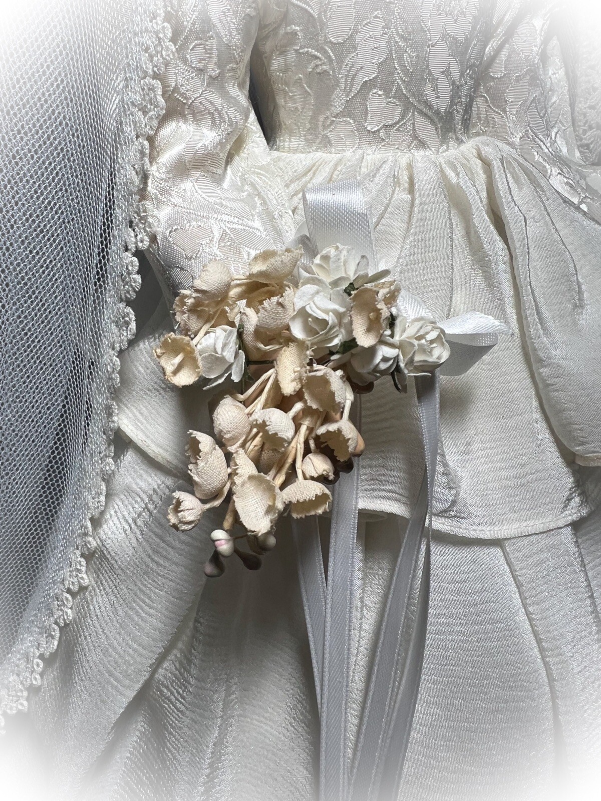 17” Madame Alexander 1938-44 Composition Wendy Ann Bride Doll ...