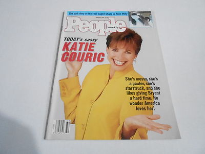 AUG 9 1993 PEOPLE magazine (NO LABEL) UNREAD - KATIE COURIC | eBay