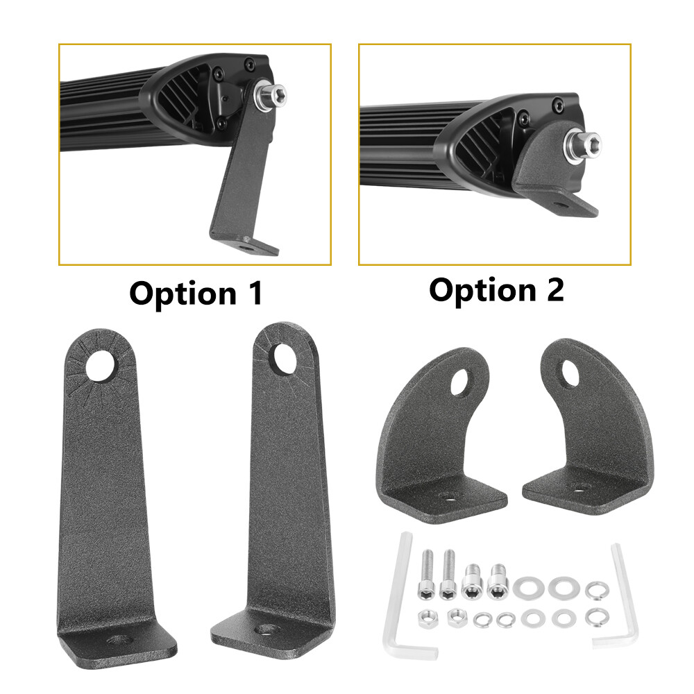 Universal Side Mounting Bracket For Straight or Curved Single Row LED ...