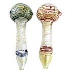 PAIR of 4” Hand Blown Borosilicate Glass Pipes, Free Screens, American ...
