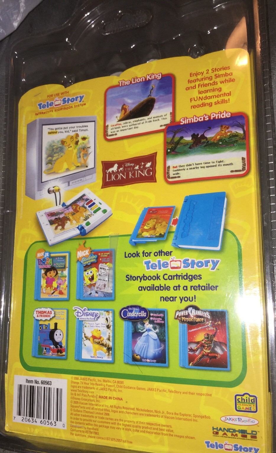 The Lion King & Simba’s Pride TeleStory Book Cartridge Interactive Read ...