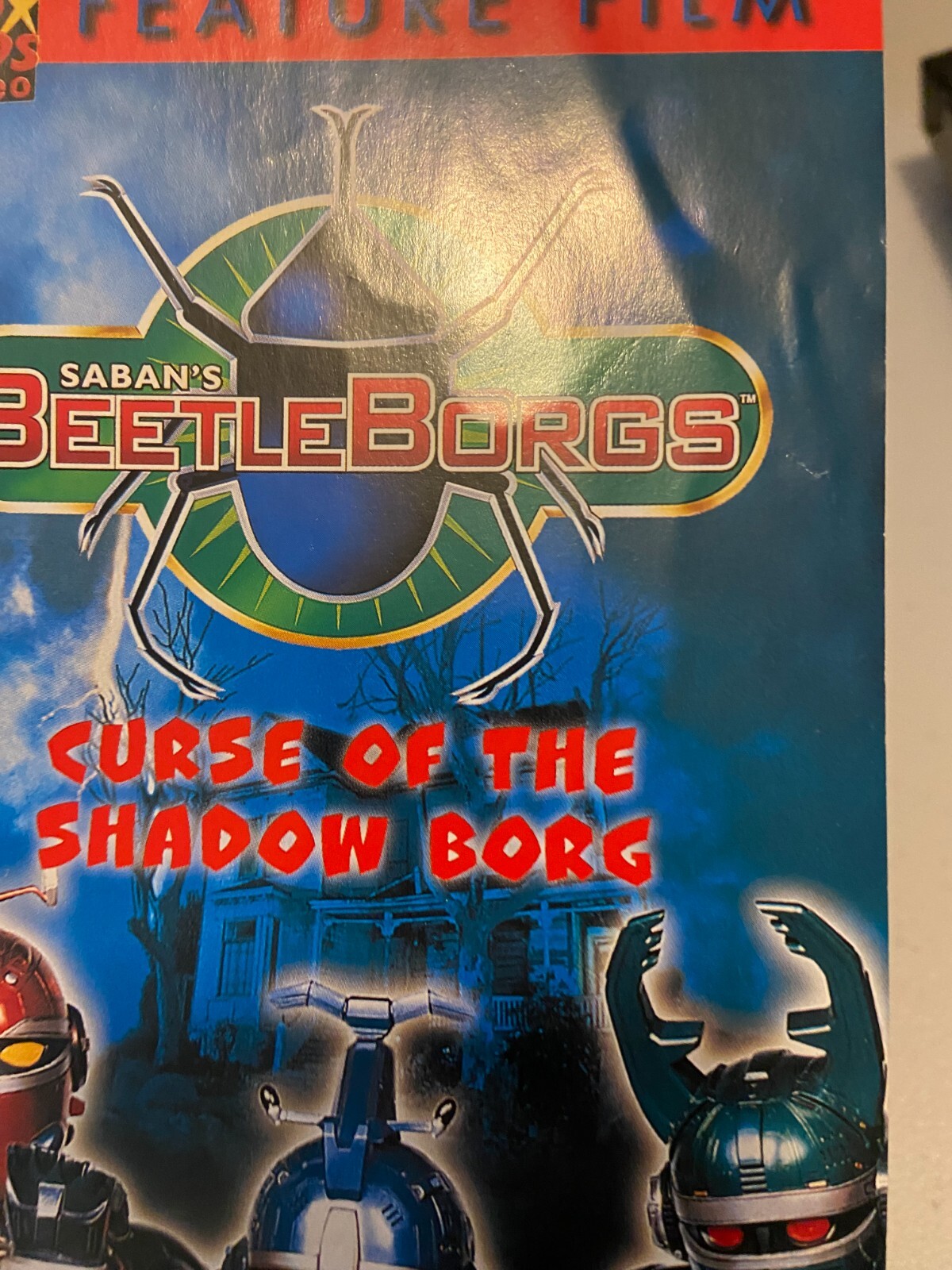Beetleborgs : Curse Of The ShadowBorg VHS VIDEO TAPE (1997 kids action ...