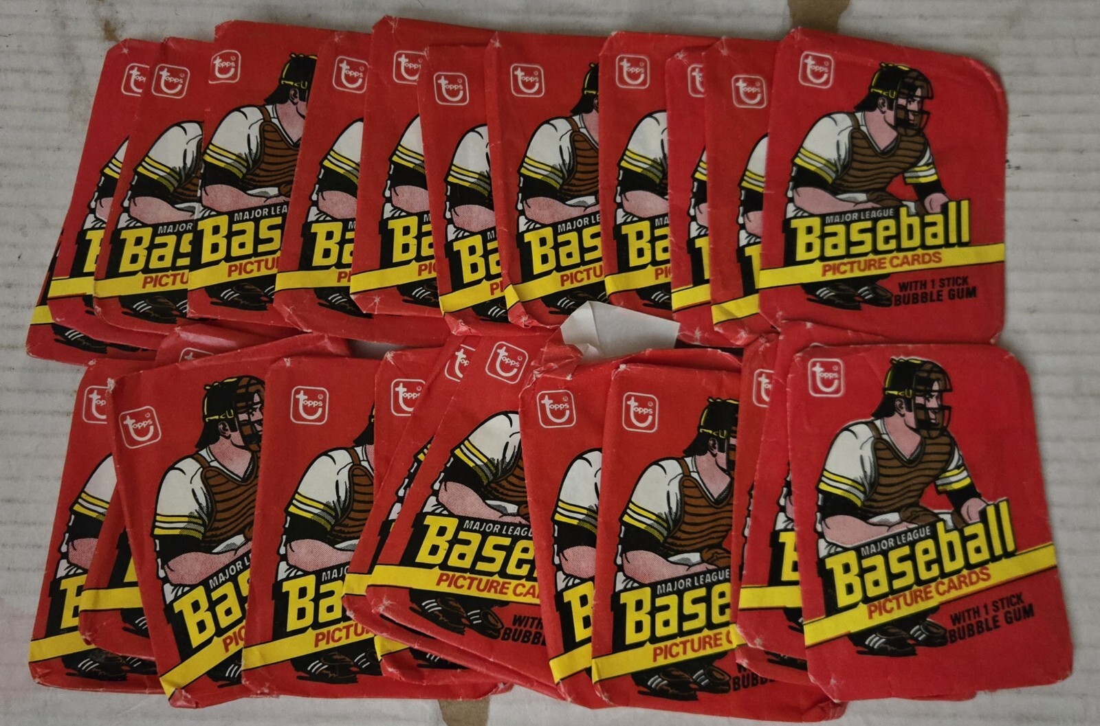 1978 TOPPS ORIGINAL BASEBALL CARD WAX PACK WRAPPERS LOT OF 25 | eBay