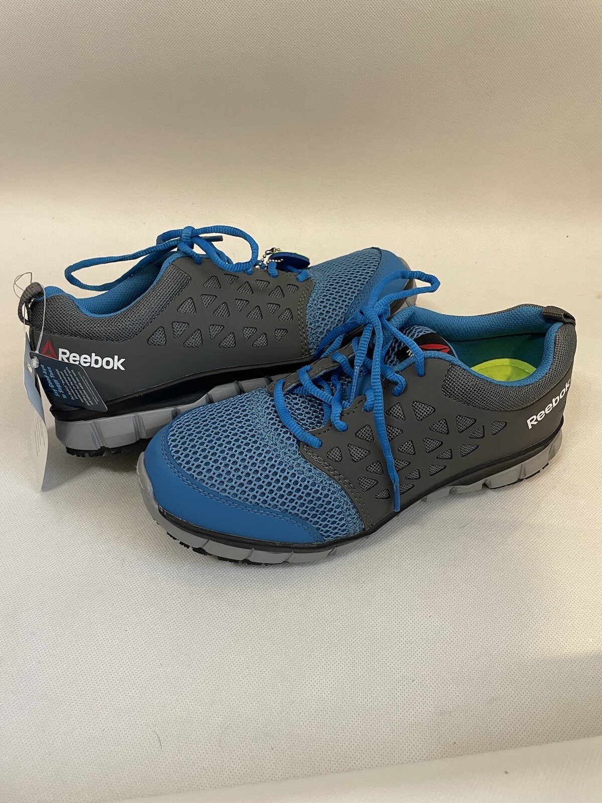 Reebok Memory Tech Massage Work Shoe Alloy Toe Max trax Womens 7.5 ...