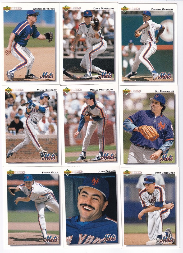 Mets 1992 Upperdeck Team Set Hand Collated 20+ Players | eBay