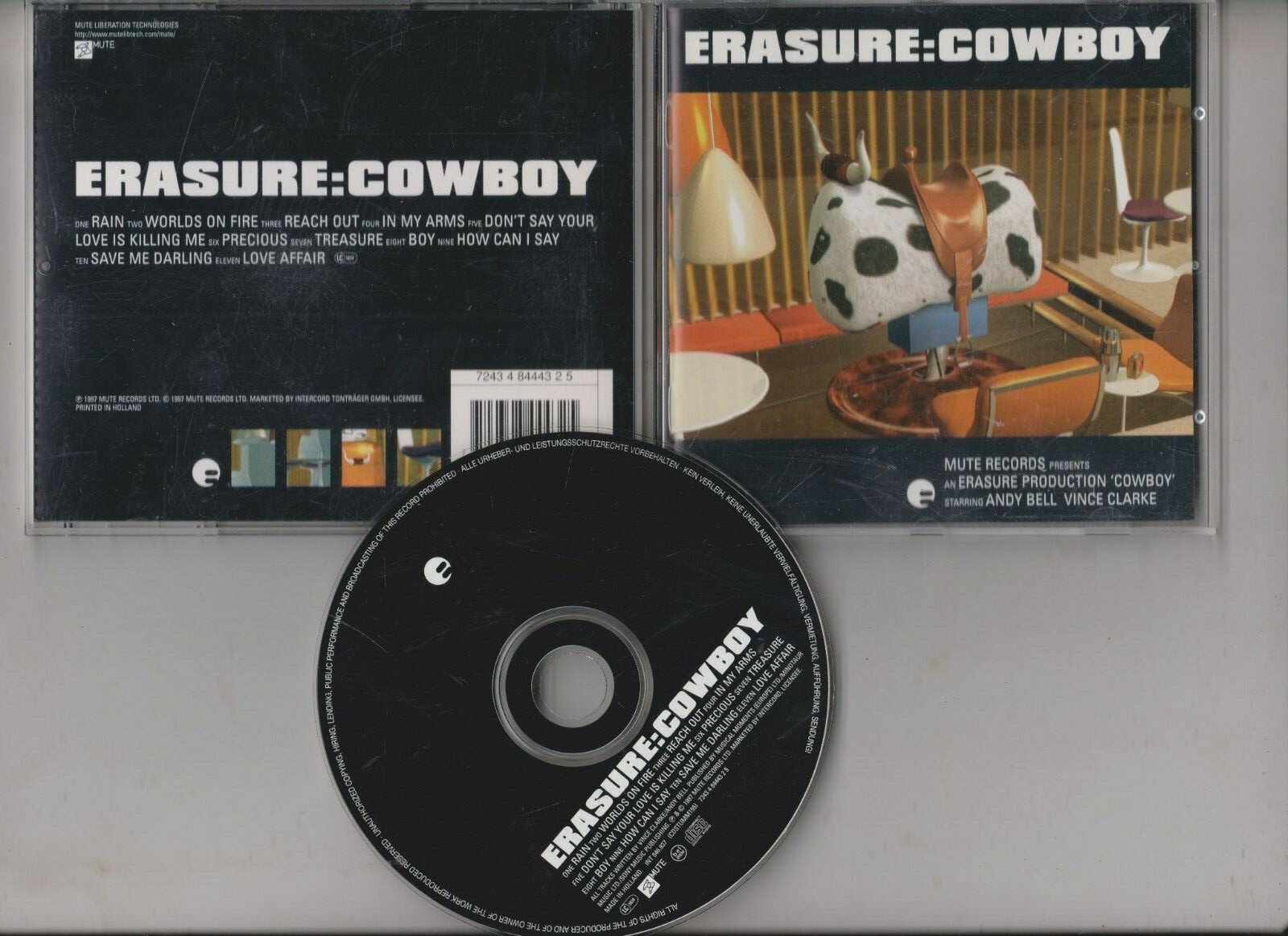 Erasure - Cowboy, CD Album, GER, 1997 | eBay