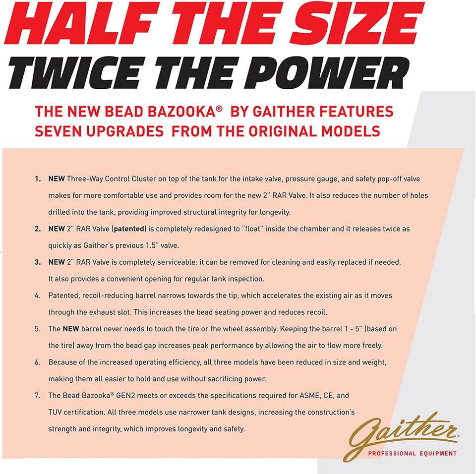 Gaither Handheld Bead Bazooka - 2Nd Generation, Bead Seater Tool with ...