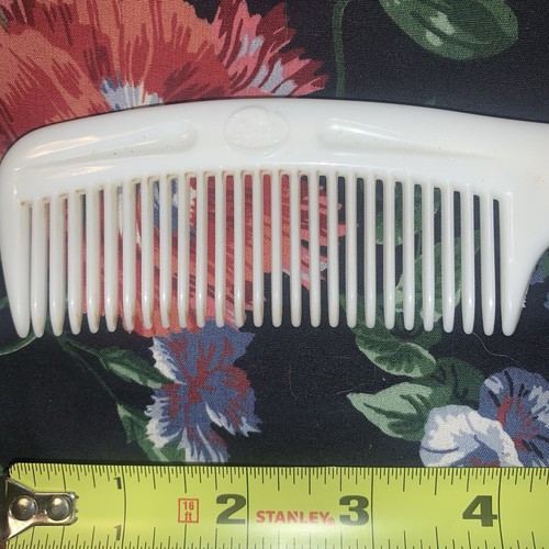 Vintage Goody Super Comb Unbreakable White 1989 Hair Plastic Salon 8.5 ...