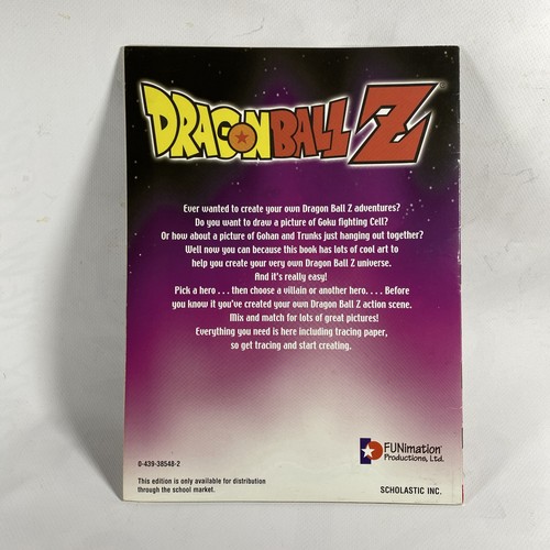Dragon Ball Z Create & Trace Tracing Book How to Draw 2002 Scholastic ...